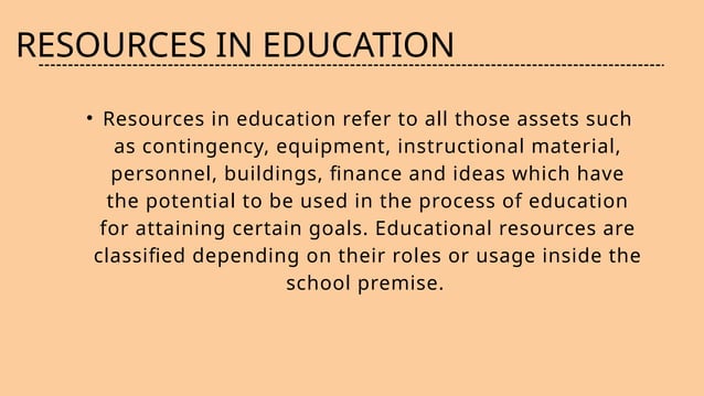 MANAGING EDUCATIONAL RESOURCESssssssssss | PPTX