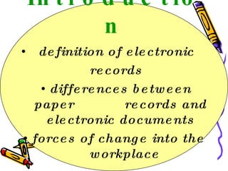 Managing Electronic Information | PPS