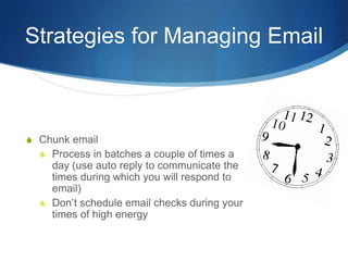 Managing email | PPTX | Email | Internet