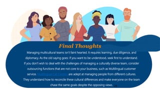 Managing Emotional Conflict in Multicultural Teams | PPTX | Business Administration | Business