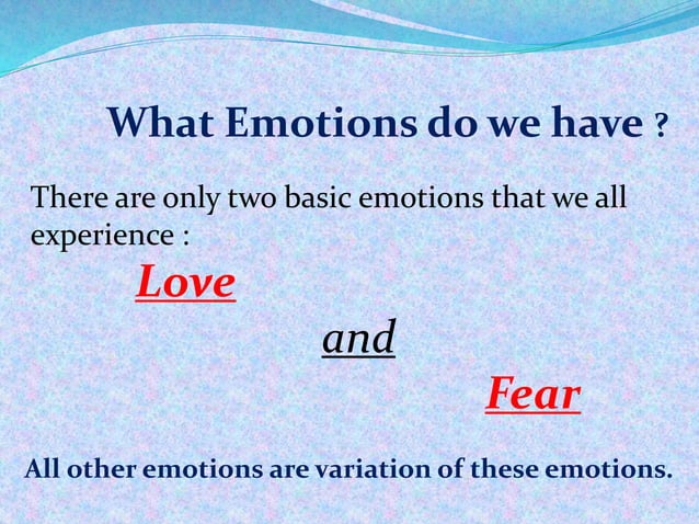 Managing emotions | PPTX | Science