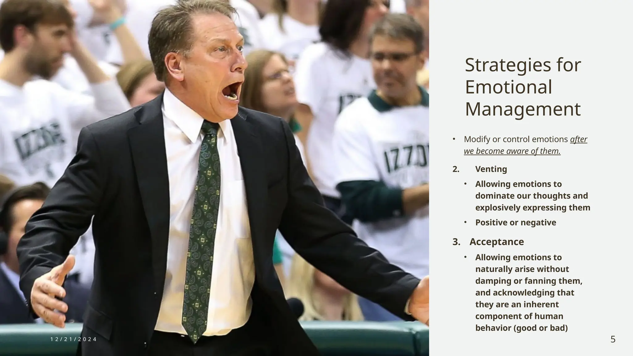Managing and expressing emotions present | PPTX