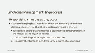 Managing and expressing emotions present | PPTX