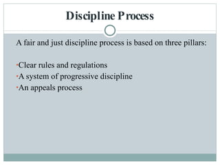 Managing employee discipline | PPT