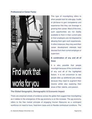 Managing Employee Moonlighting in the Future of Work and Era of the gig ...