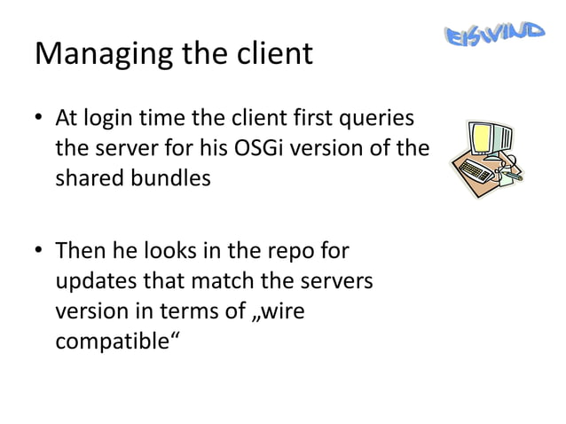 Managing enterprise client deployment with p2 | PPT