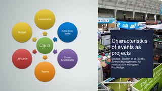 Managing events as projects | PPTX