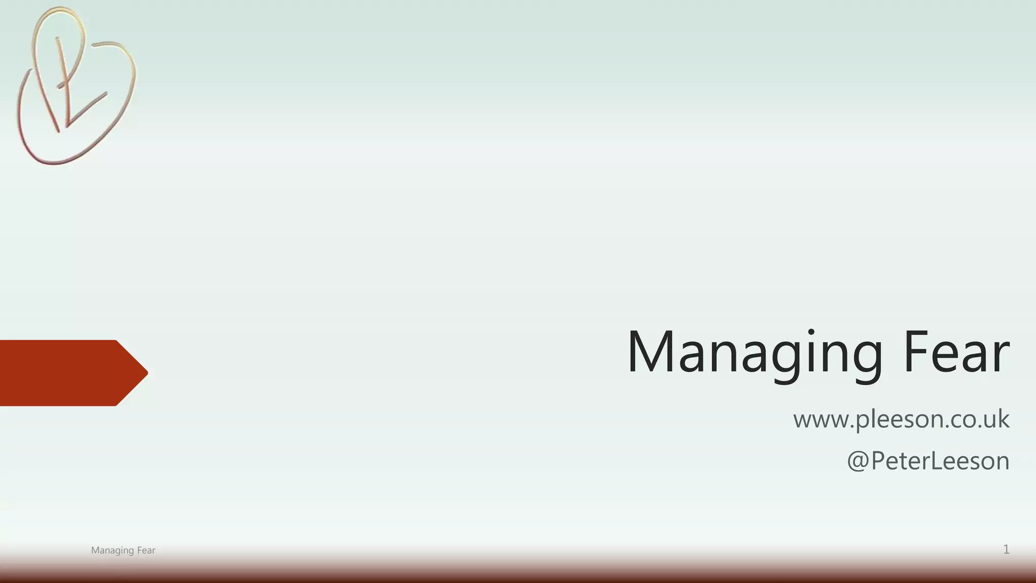 Managing fear | PPTX