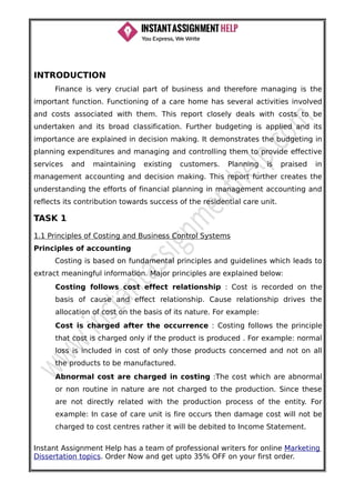 Managing financial resources | PDF