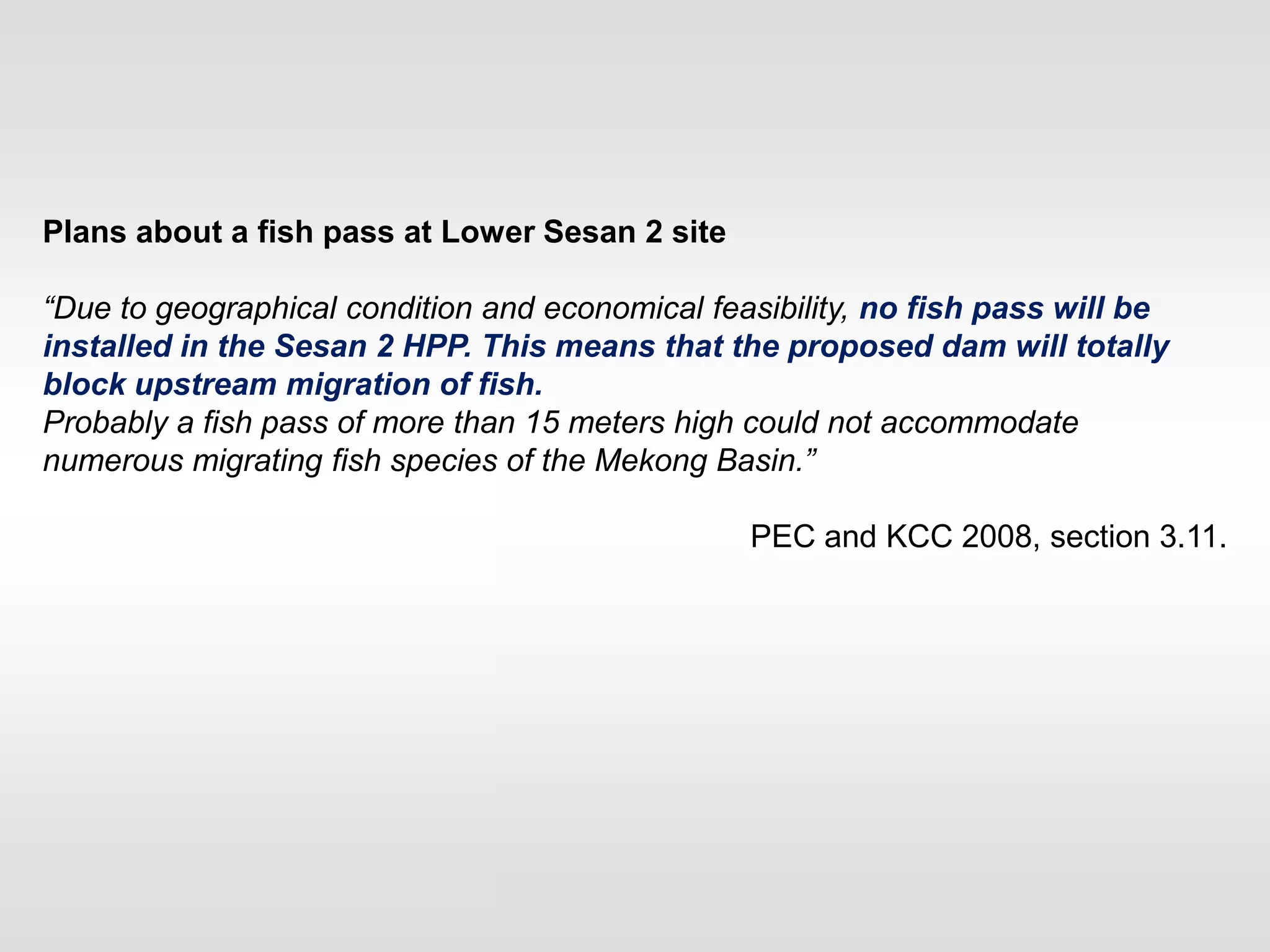 Managing fish passage through large dams | PPTX | Fish and Aquariums | Pets