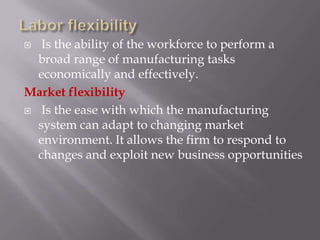 Managing flexibility in operations | PPTX | Business | Business and Finance