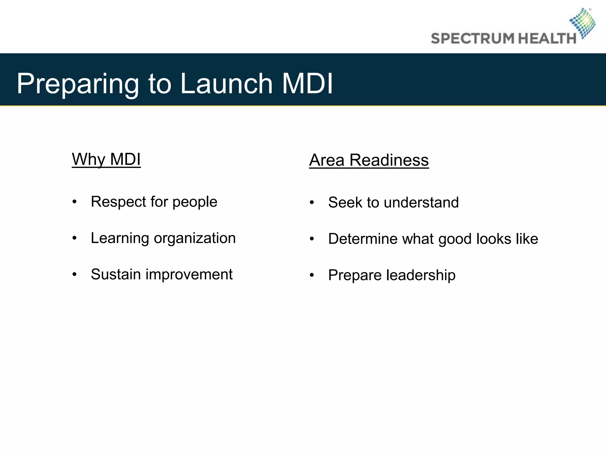 Managing for Daily Improvement (MDI): Evolution Curve | PPTX