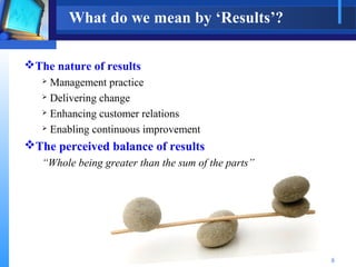 Managing for results | PPT
