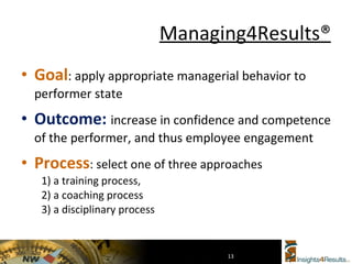 Managing for results from development to discipline | PPT