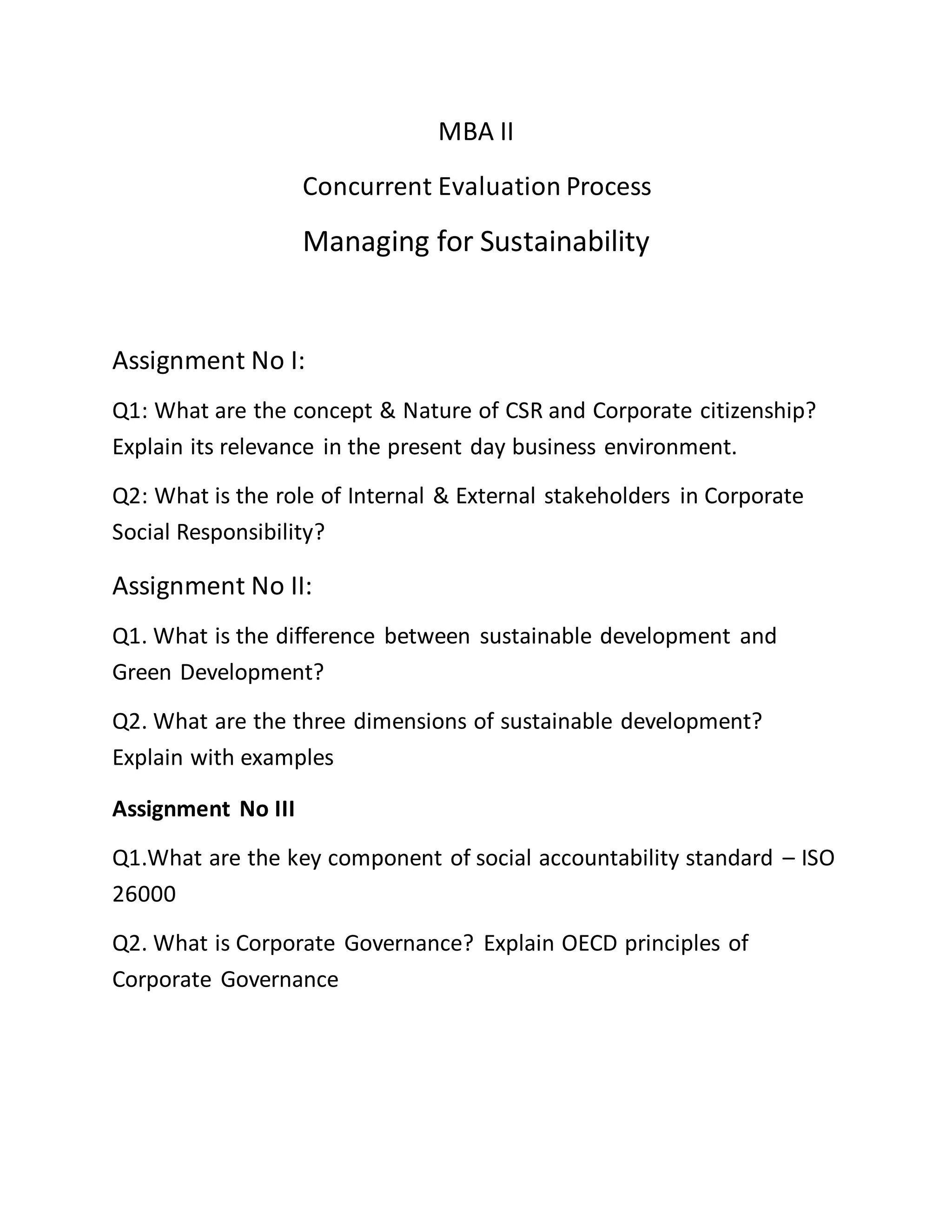 Managing for sustainability | DOCX