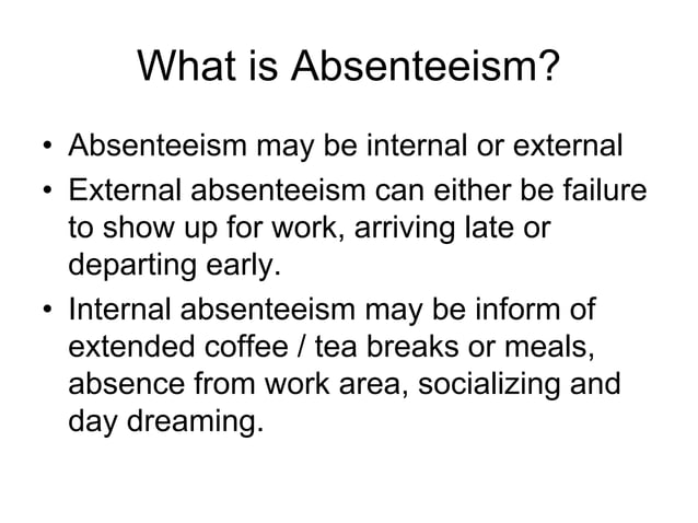 Managing Frequent Absenteeism.ppt