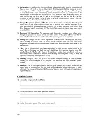 Managing front office operations | PDF