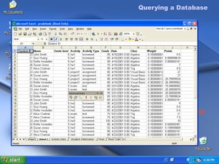 Experience Managing Grades with Excel 2002 | PPT