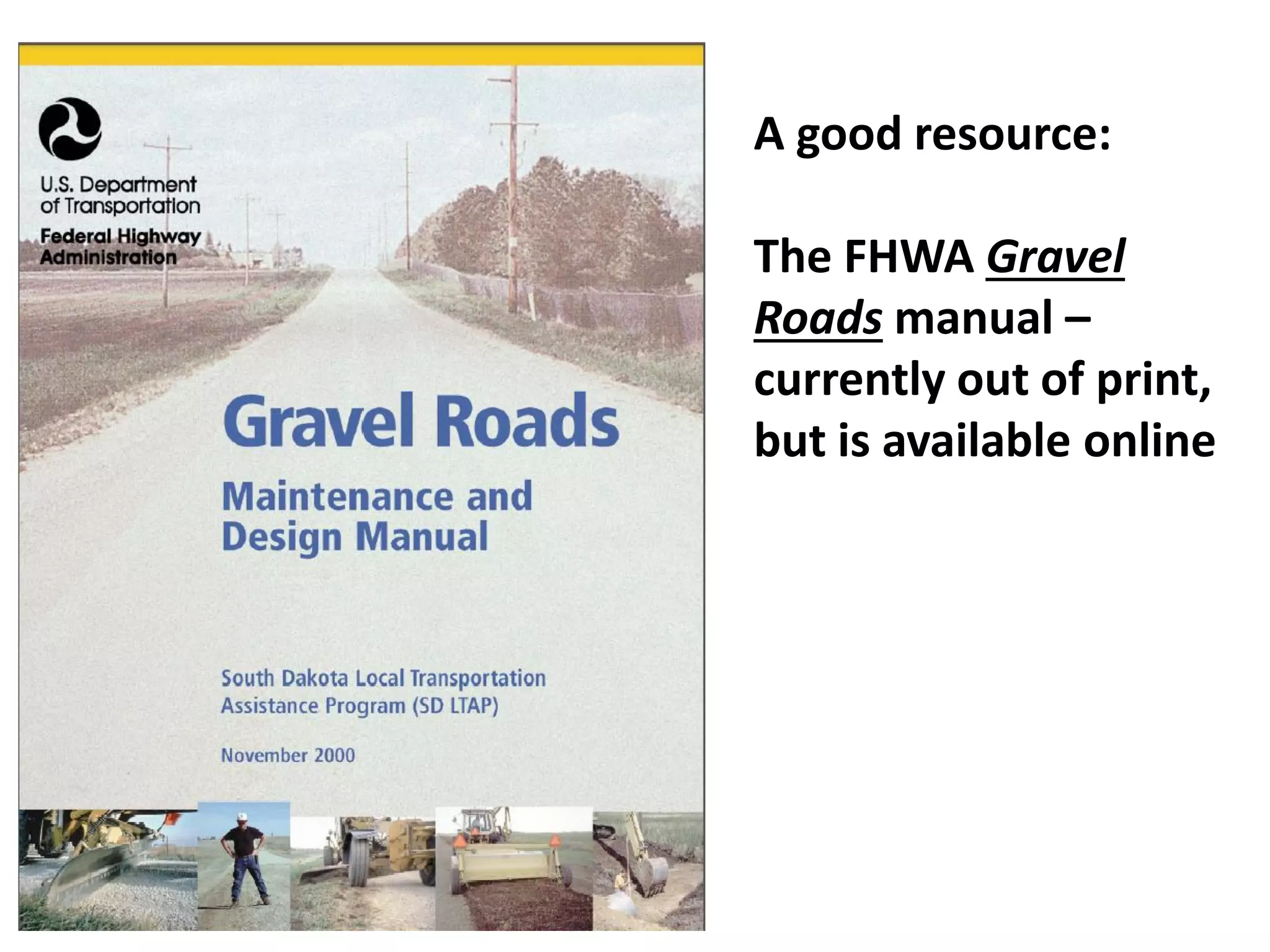 Managing gravel road maintenance | PDF