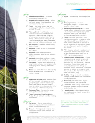 Managing green checklist | PDF