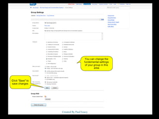 Managing groups tutorial (diigo) | PPT