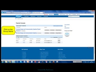 Managing groups tutorial (diigo) | PPT