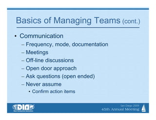 Managing High Performance Teams | PPT