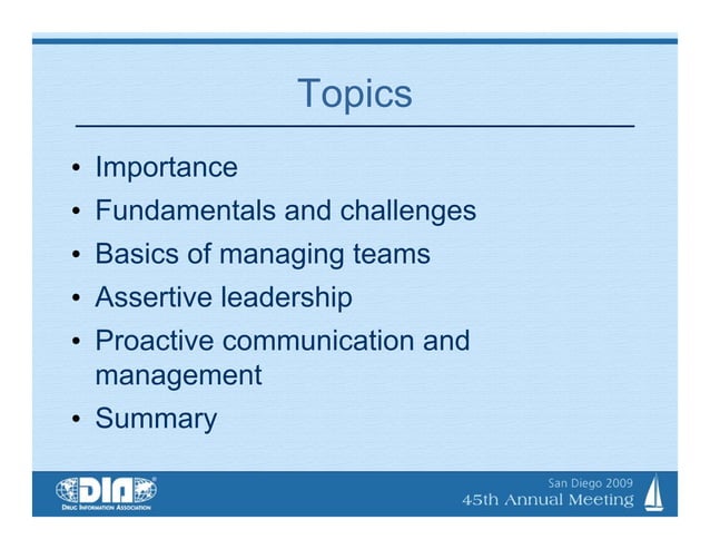 Managing High Performance Teams | PPT