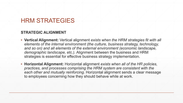 Managing HR Chapter 2 FORMULATING AND IMPLEMENTING HRM STRATEGIES | PPT
