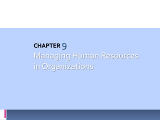 Managing human resources | PPT