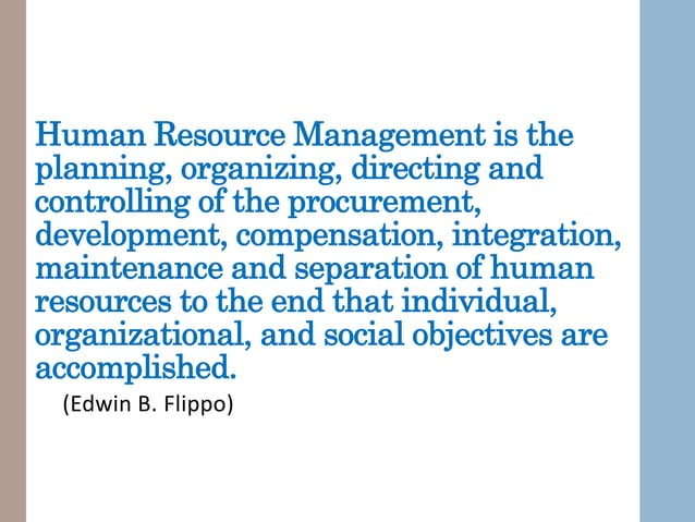 Managing Human Resources.ppt | Resume Writing and Advice | Job Search