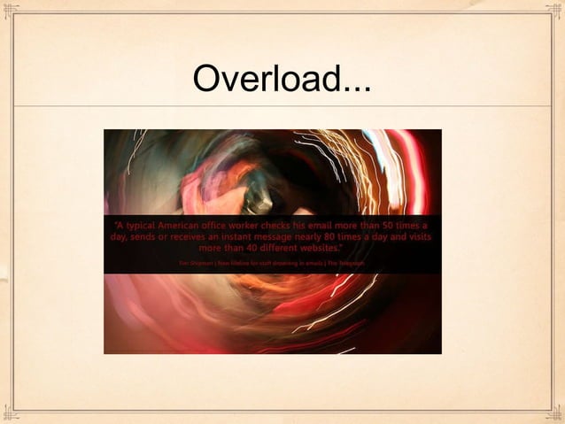 Managing information Overload | PPT