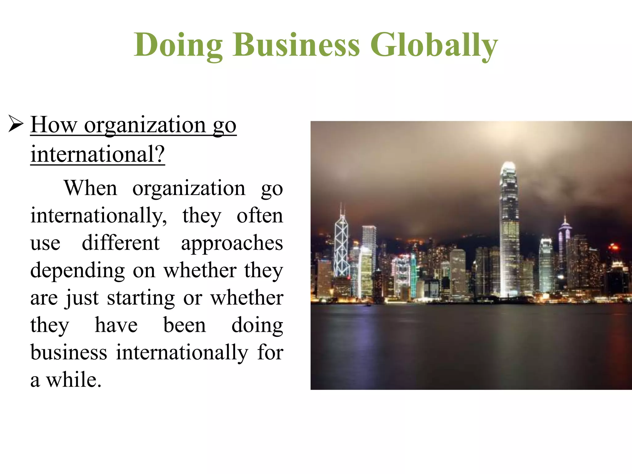 Managing in global environment | PPTX