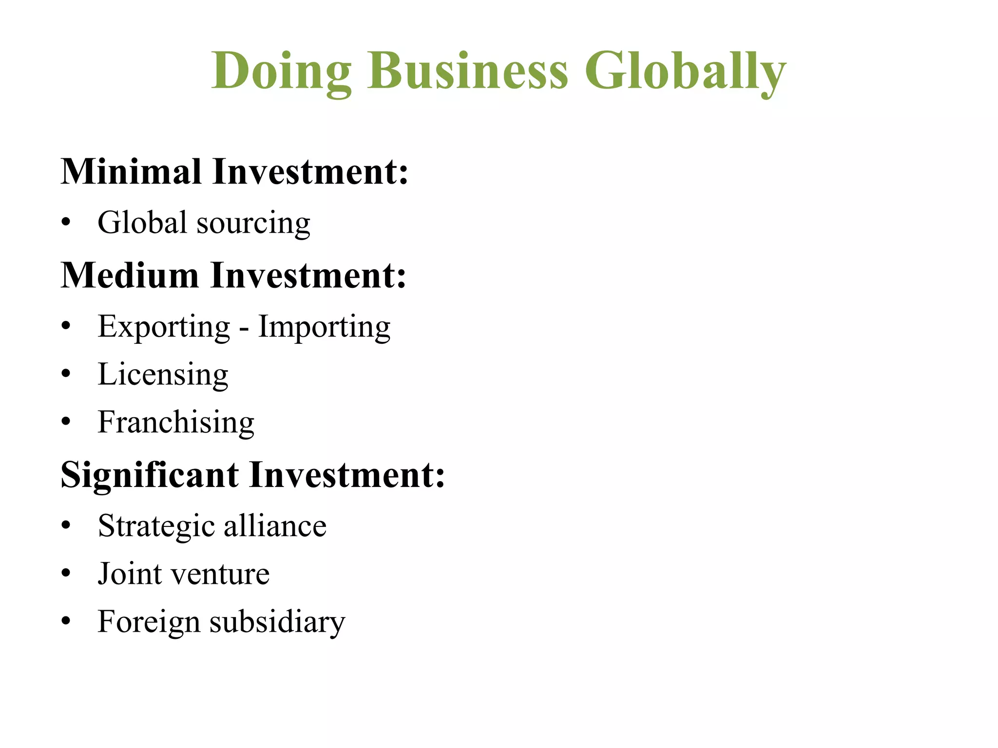 Managing in global environment | PPTX