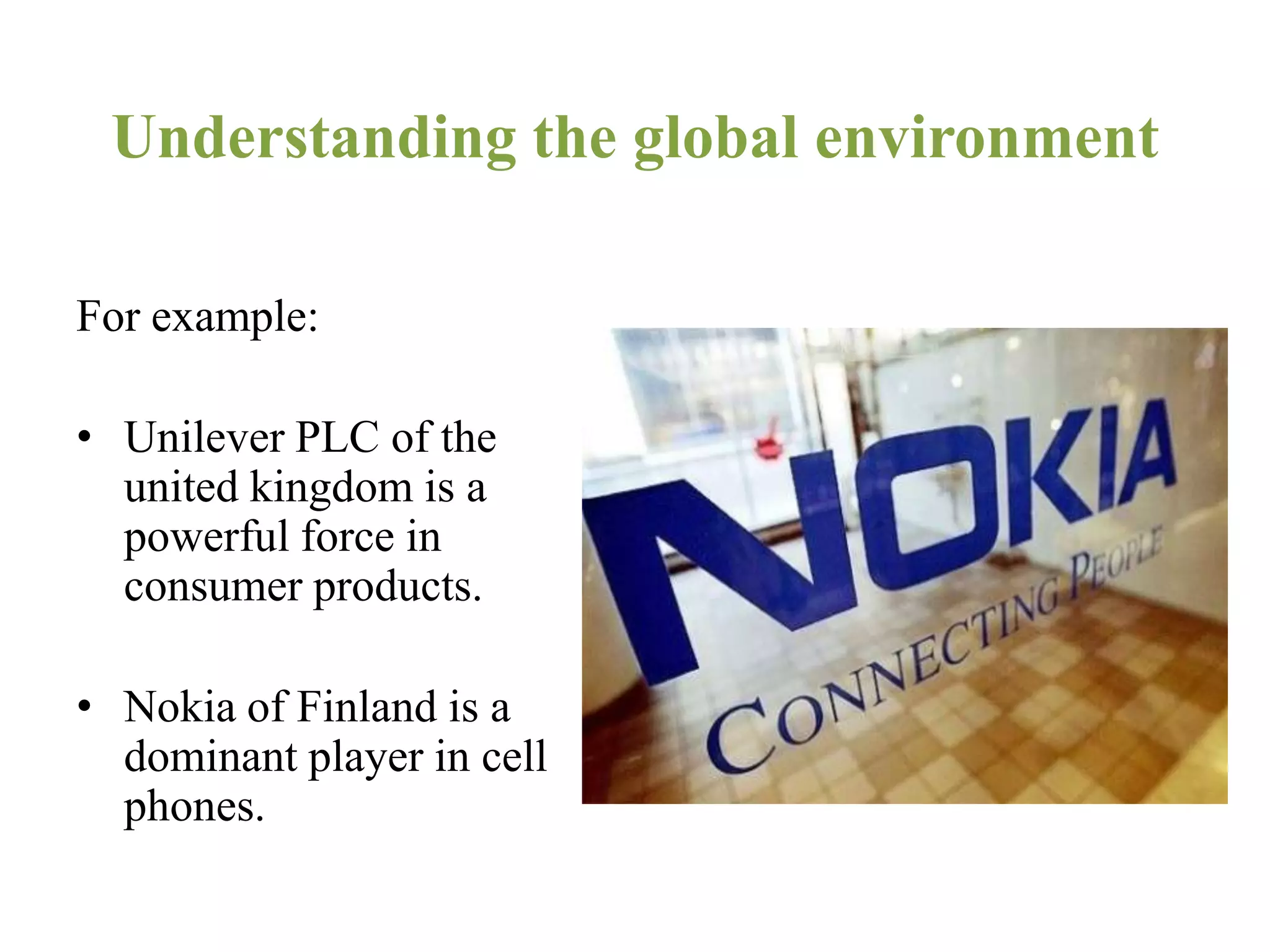 Managing in global environment | PPTX