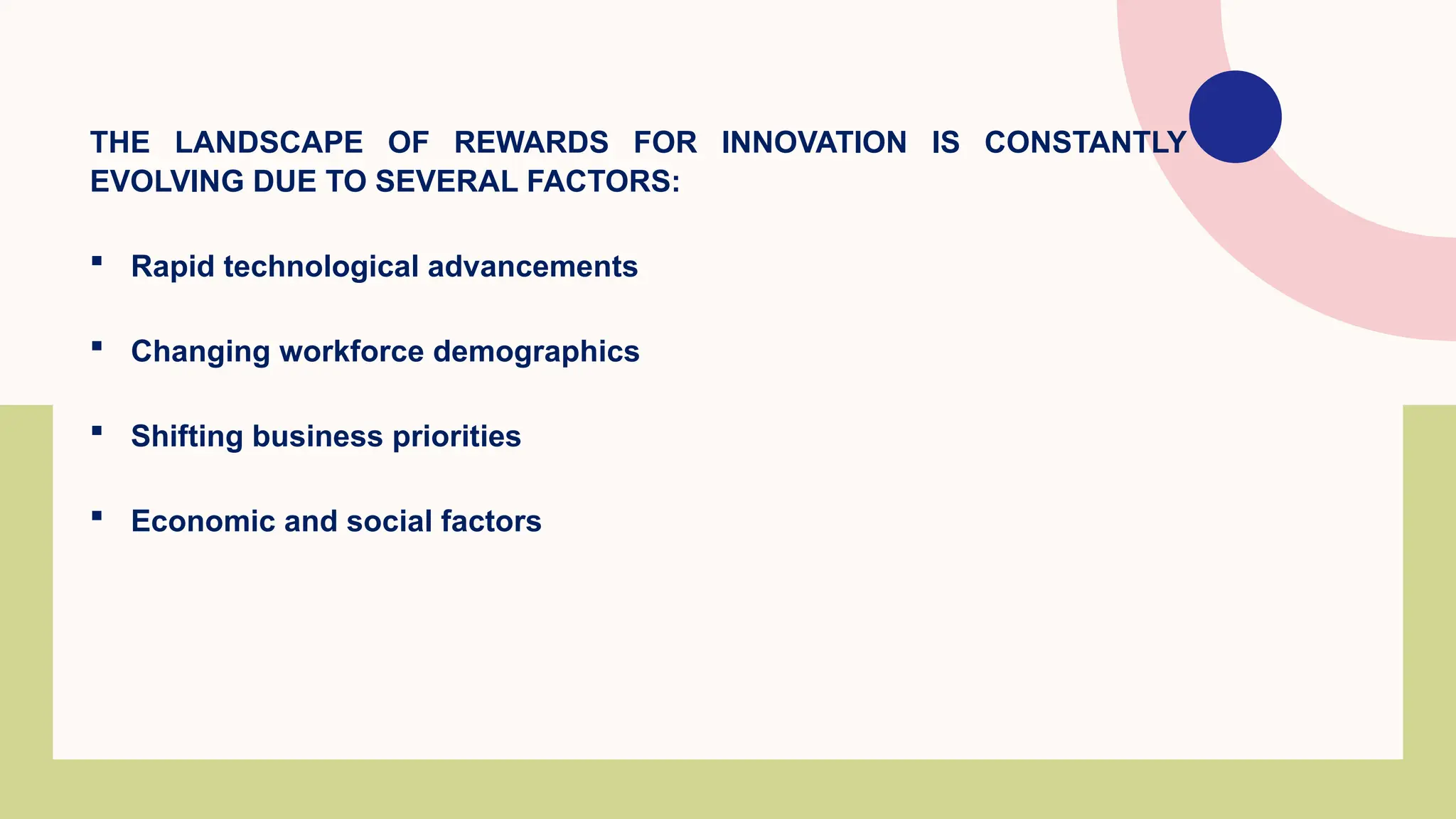 Managing Innovation presentation to understand reward system | PPT