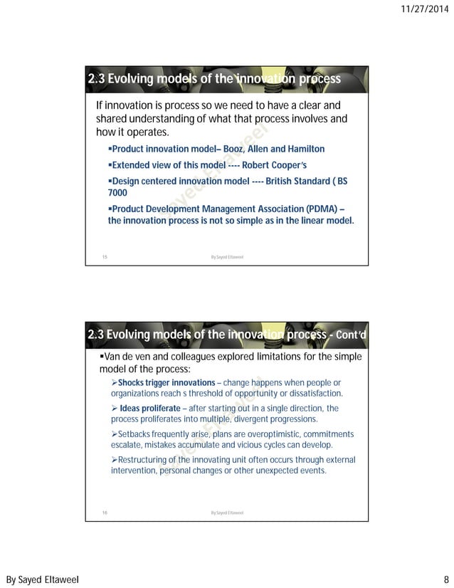 Managing innovation ch2 | PDF