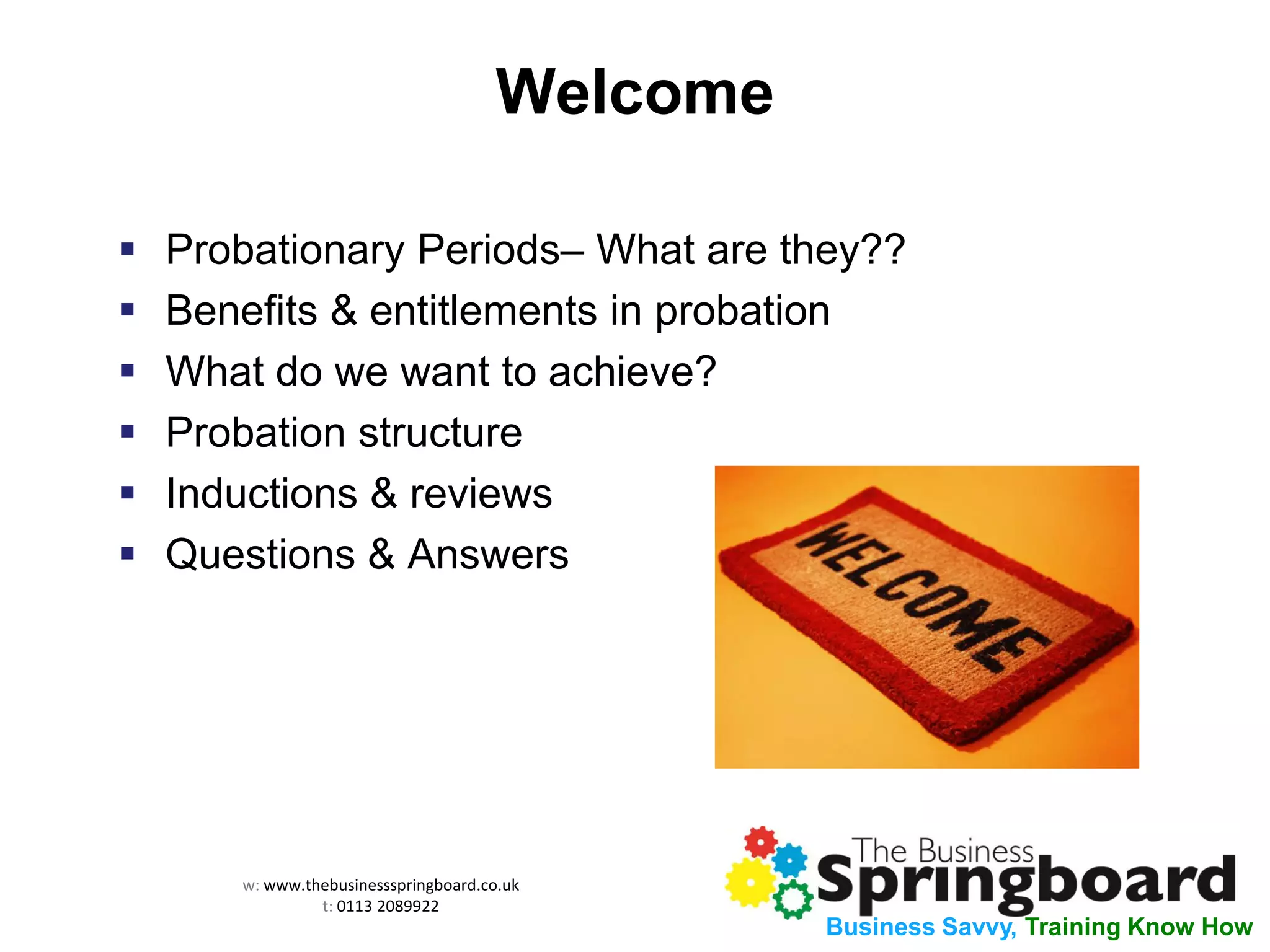 Managing in Probation Periods | PDF