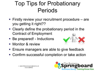 Managing in Probation Periods | PDF