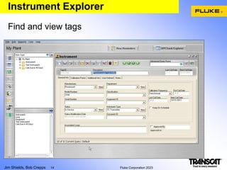 Managing Instrument Calibration and Maintenance Presented by Fluke.pptx