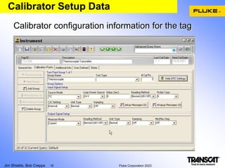 Managing Instrument Calibration and Maintenance Presented by Fluke.pptx