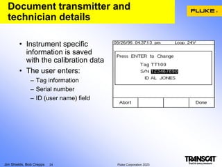 Managing Instrument Calibration and Maintenance Presented by Fluke.pptx