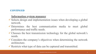 Managing international information system | PPTX