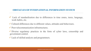 Managing international information system | PPTX
