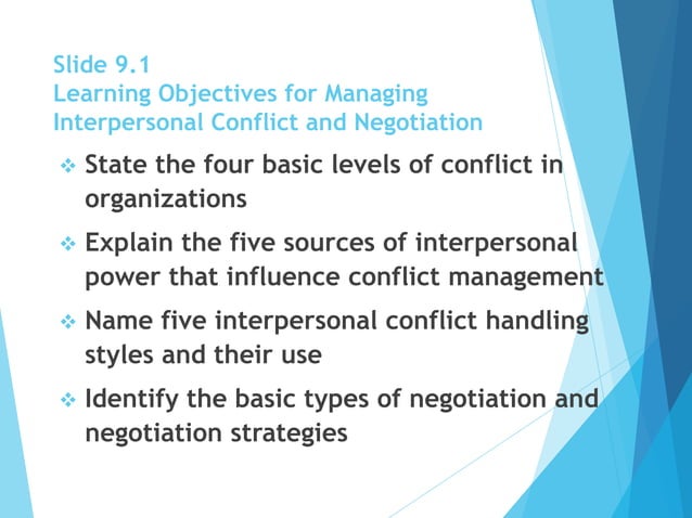 Managing Interpersonal Conflict and Negotiation.ppt
