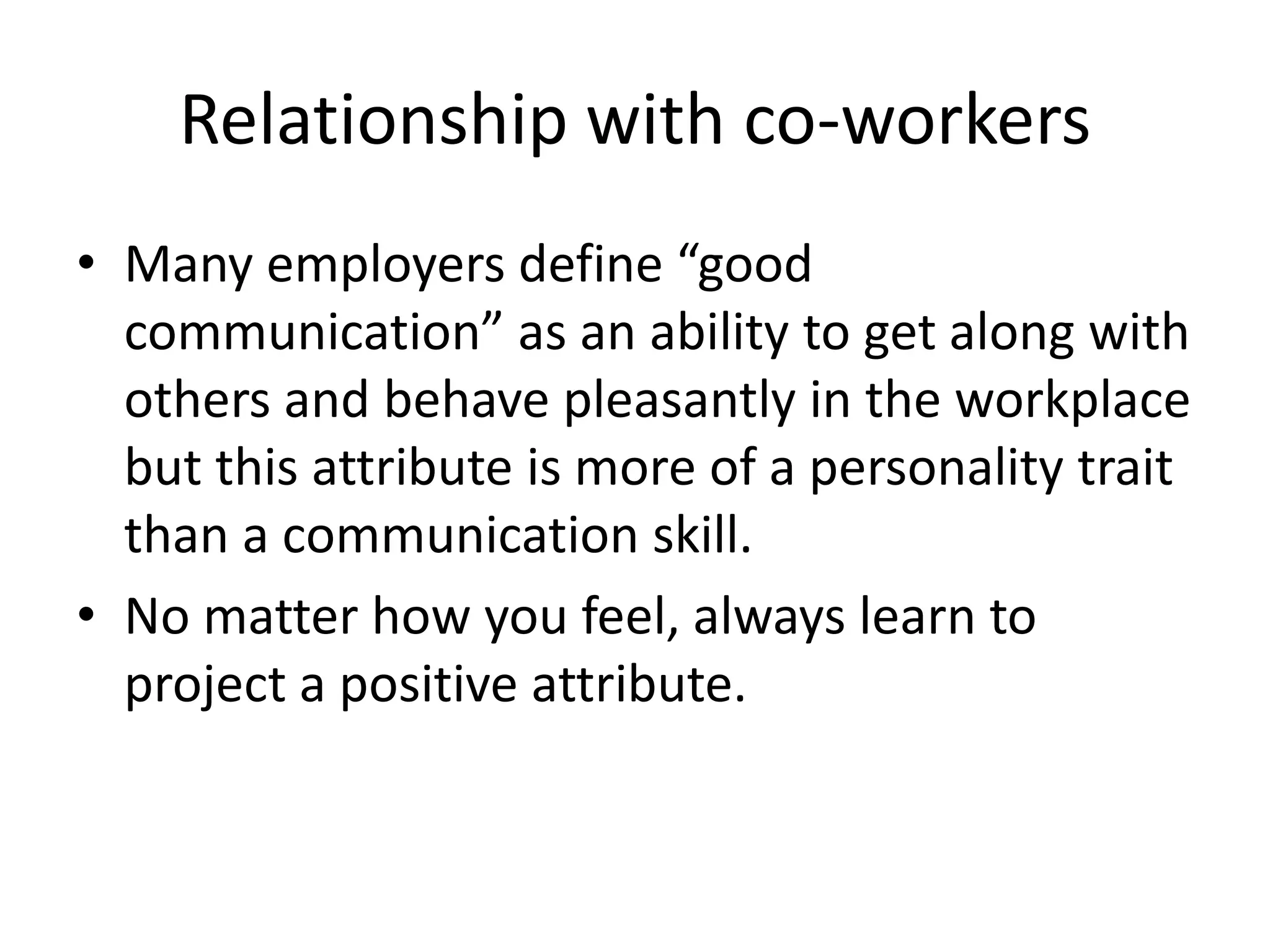 Managing interpersonal relationship in the workplace wumi | PPTX