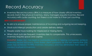 Managing inventory and work | PPT