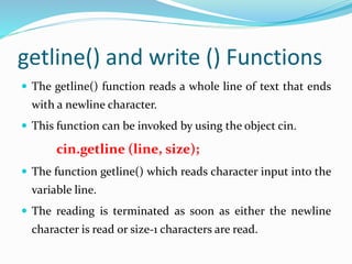 Managing I/O in c++ | PDF