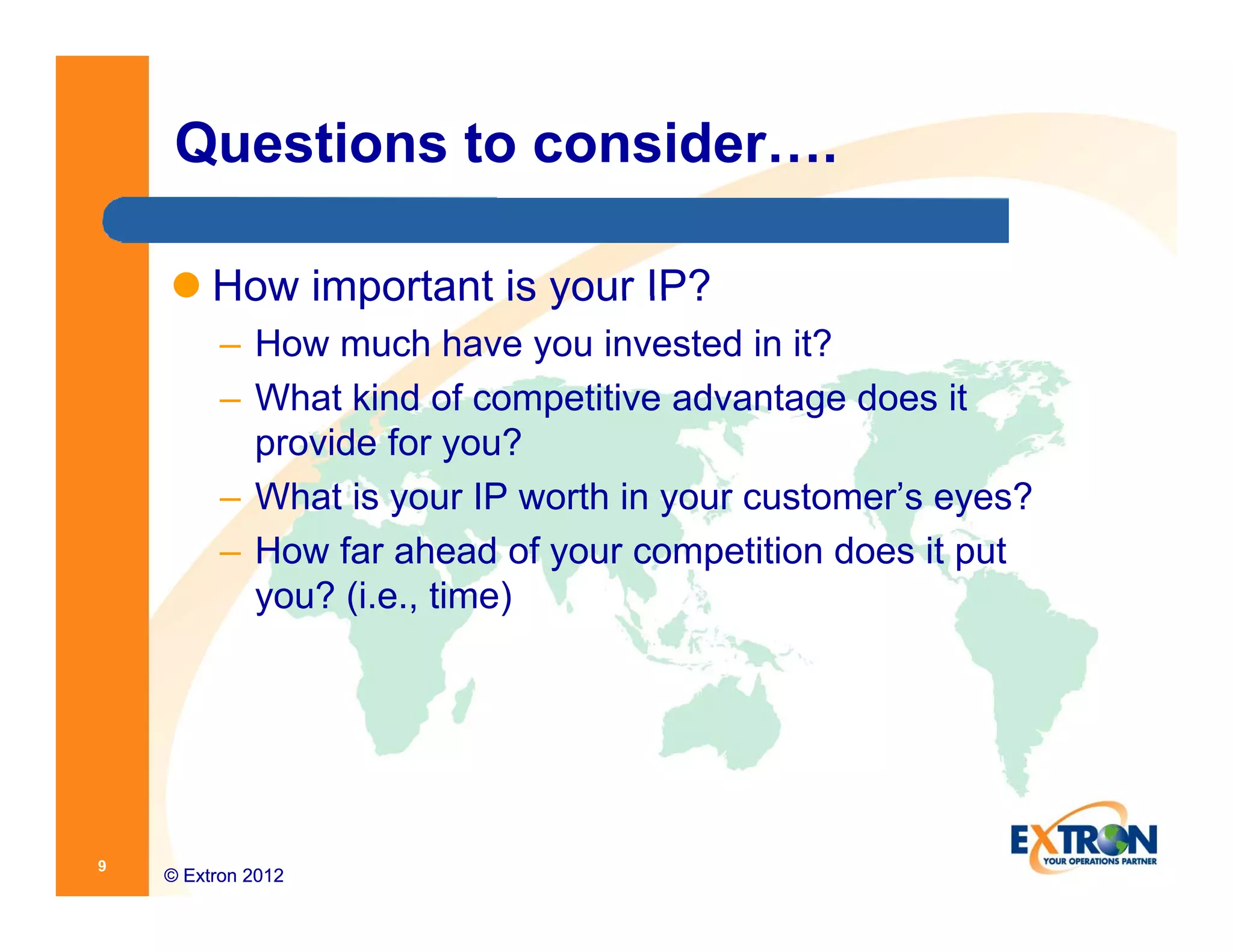 Managing IP Risk in Global Supply Chainseb | PPT