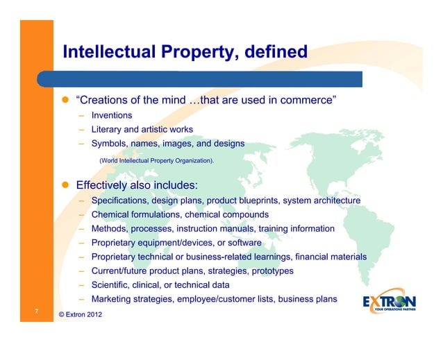Managing IP Risk in Global Supply Chainseb | PPT